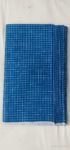 Royal Blue Check Linen Fabric by Meter - Loomfolks